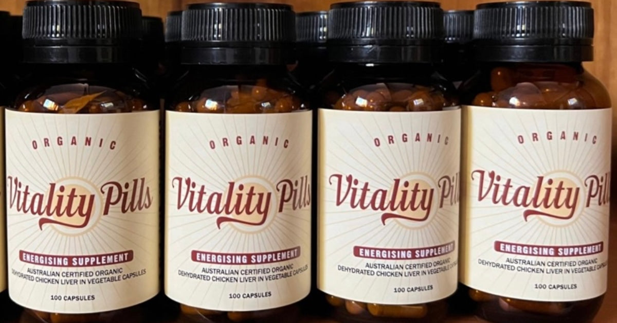 Vitality Pills - Organic Chicken Liver Capsules