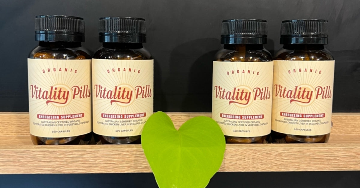 Stockist for Vitality Pills - Organic chicken liver capsules